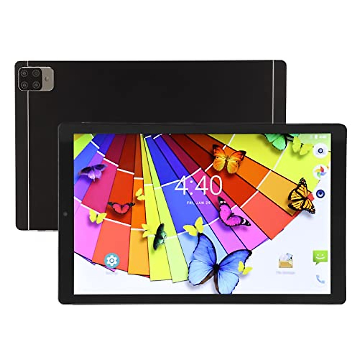 ASHATA 2022 Newest 10Inch 4G Network Tablet, 5G WiFi Tablet for Kids, 6GB RAM 256GB ROM Octa Core CPU IPS Display 3 Card Slots, Capacitive Touch Screen, Easy to Use for Seniors (US Plug)