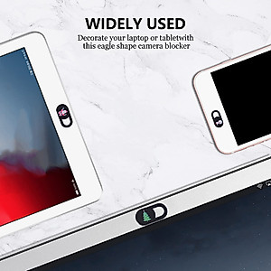 Milisten 3pcs Tree Thin Cover Cute Snowman Lid Christmas Webcam Anti- Ultra Privacy Blocker Shutter Peeping Camera Mobile Holiday Sticker Slide Security Santa Laptop Slider Tablet Theme