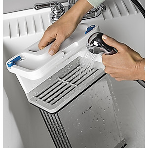 Haier QFT15ESSNWW 24" Ventless Condenser Frontload Electric Dryer with 4.1 cu. ft. Capacity 16 Cycles Auto-Sensing Moisture Sensor Reversible Doors in White