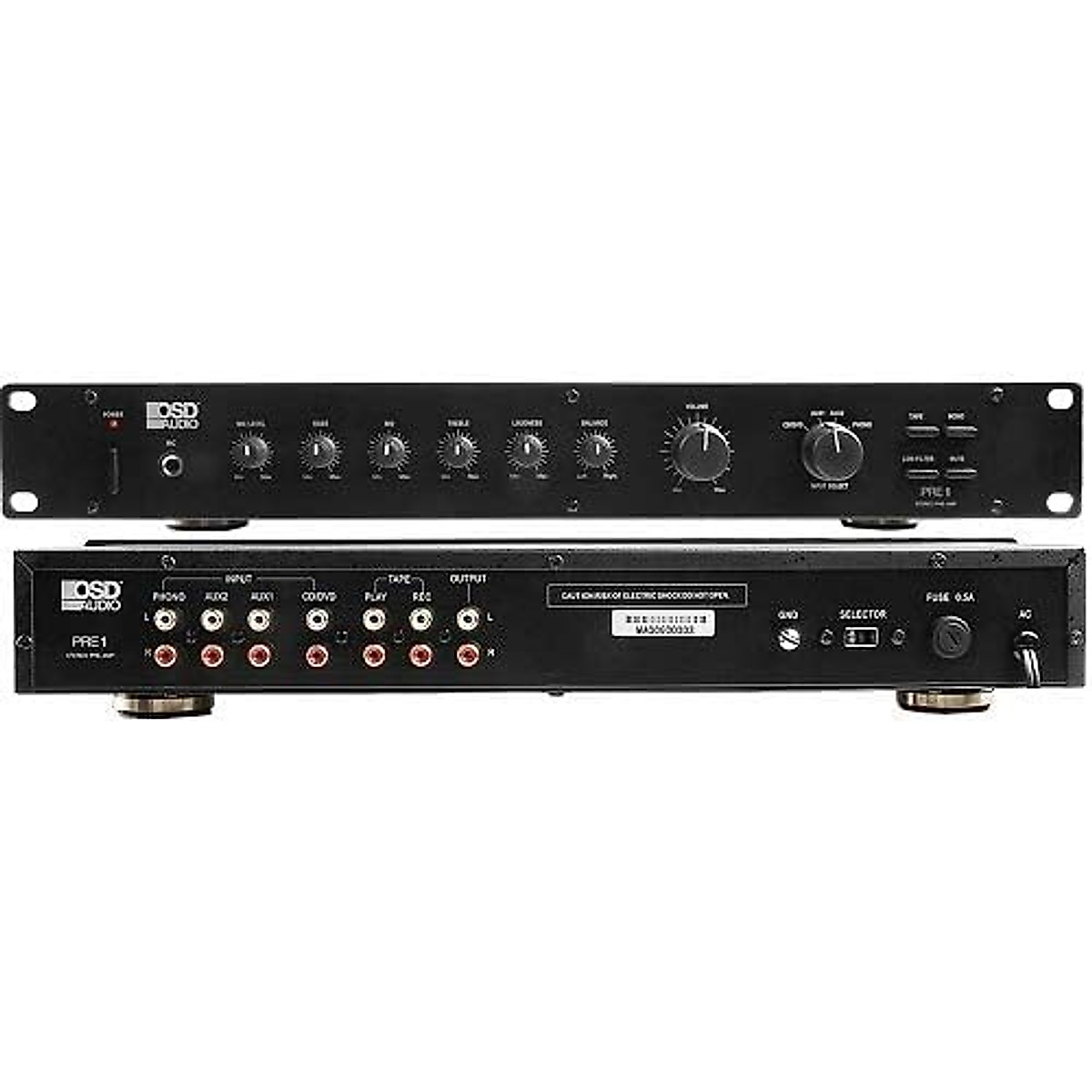OSD Audio Pre-1 High Definition Preamplifier – Multi Source Select Phono Ready