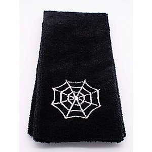 Embroidered Spider Web Hand Towel - Plush and Absorbent