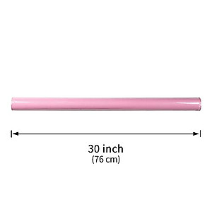 RUSPEPA Kraft Paper Roll - 30 inches x 32.8 feet - Recyclable Paper Perfect for Wrapping, Craft, Packing, Floor Covering, Dunnage, Parcel, Table Runner (Pink)