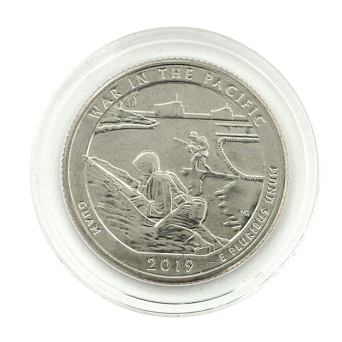 2019 W War in the Pacific National Historical Park, Guam - Great American Coin Hunt - #WQUARTER Quarter Uncirculated US Mint
