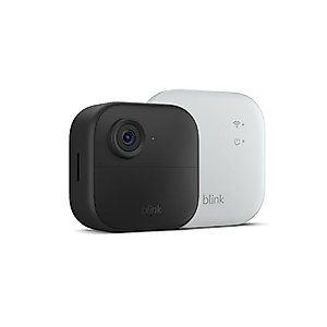 Blink Outdoor 4 + Sync Module XR — Wire-free smart security camera, two-year battery, go up to 400 feet from your home with extended range — 1 camera system