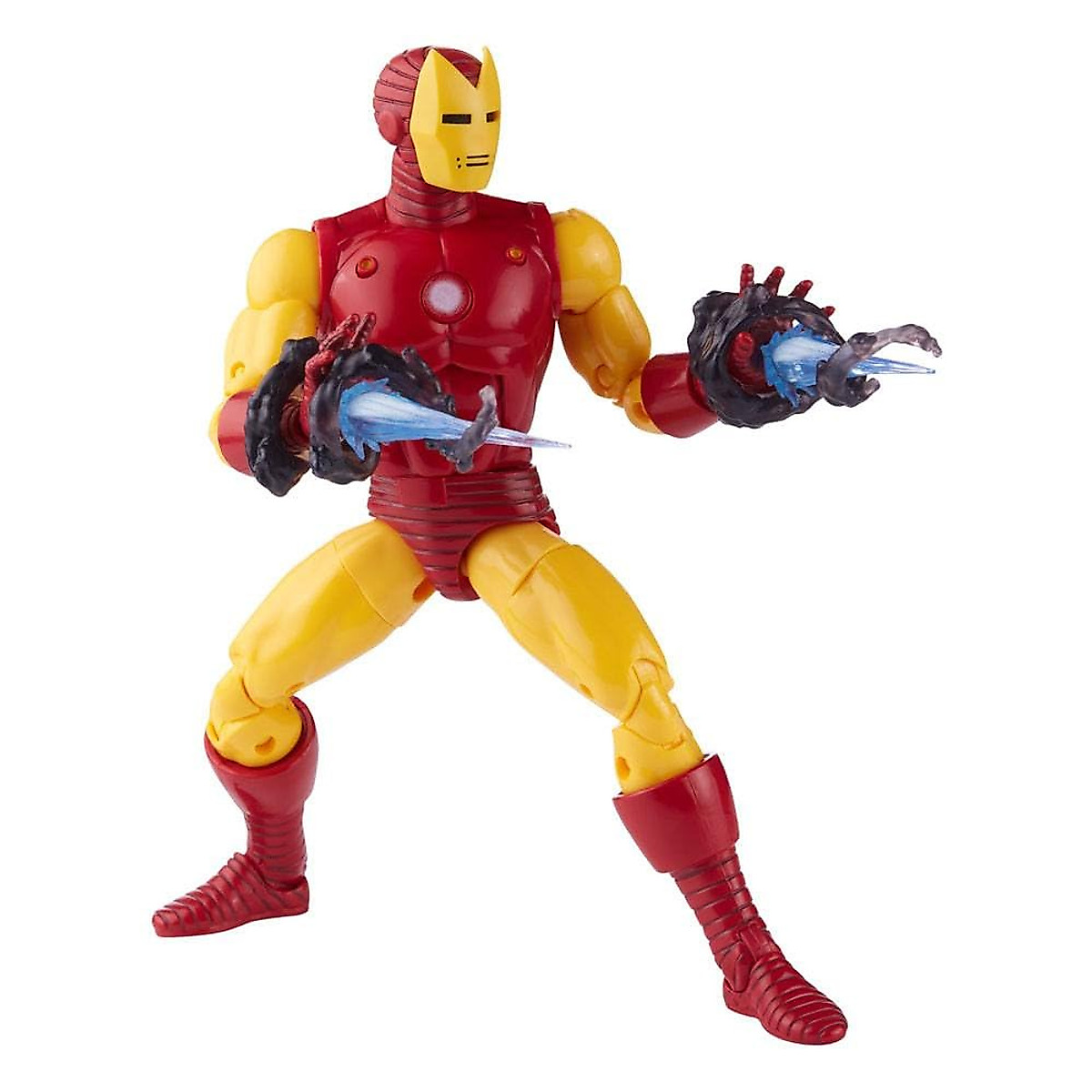 Marvel Hasbro Legends Series 20th Anniversary Series 1 Iron Man 6-Inch Action Figure Collectible Toy, 9 Accessories F3463 Multi