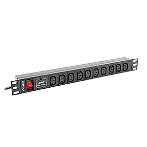 Lanberg Power Distribution Unit, Black, One Size