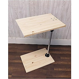 C Table Adjustable Height Industrial Style EMT Pipe (Unfinished)