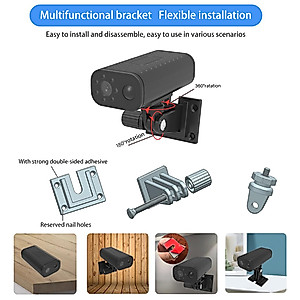 PNZEO W9 Mini Cameras Home Security Camera Indoor Wireless WiFi Remote View Outdoor Waterproof Smart Camera with Human Body Detection,Super-Long Battery Life