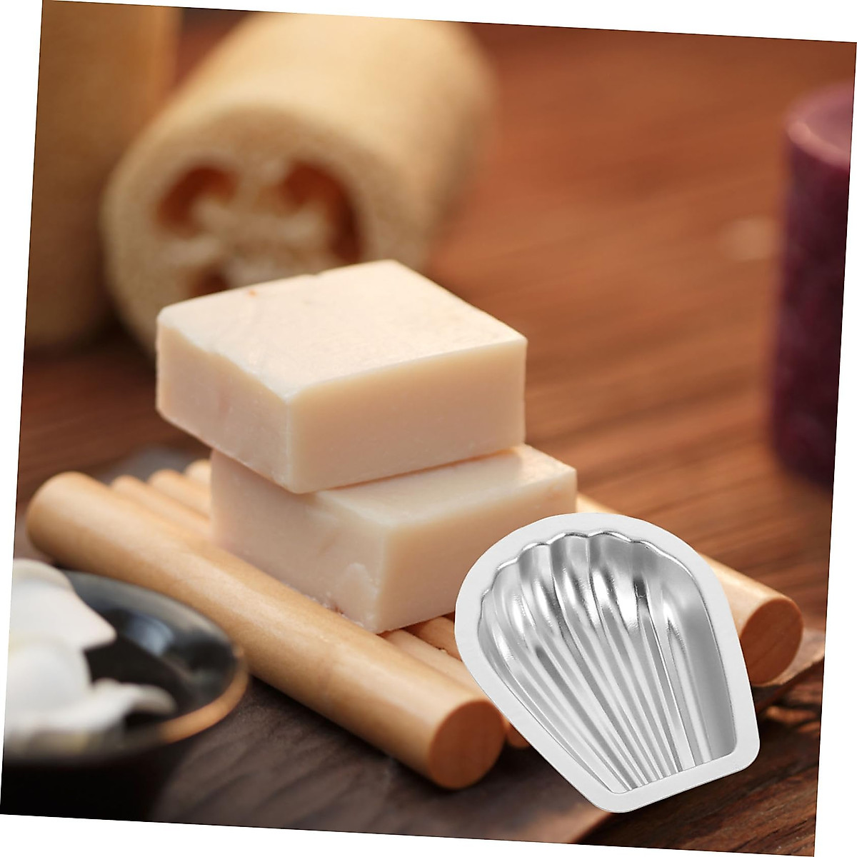 COHEALI 12pcs Bath Salt Ball Mold Mini soap molds Round soap molds Salt Ball Tool Salt Ball Mould soap Mold kit DIY Mold Aluminium Alloy molds Pudding Mold Aluminum Alloy Semicircle