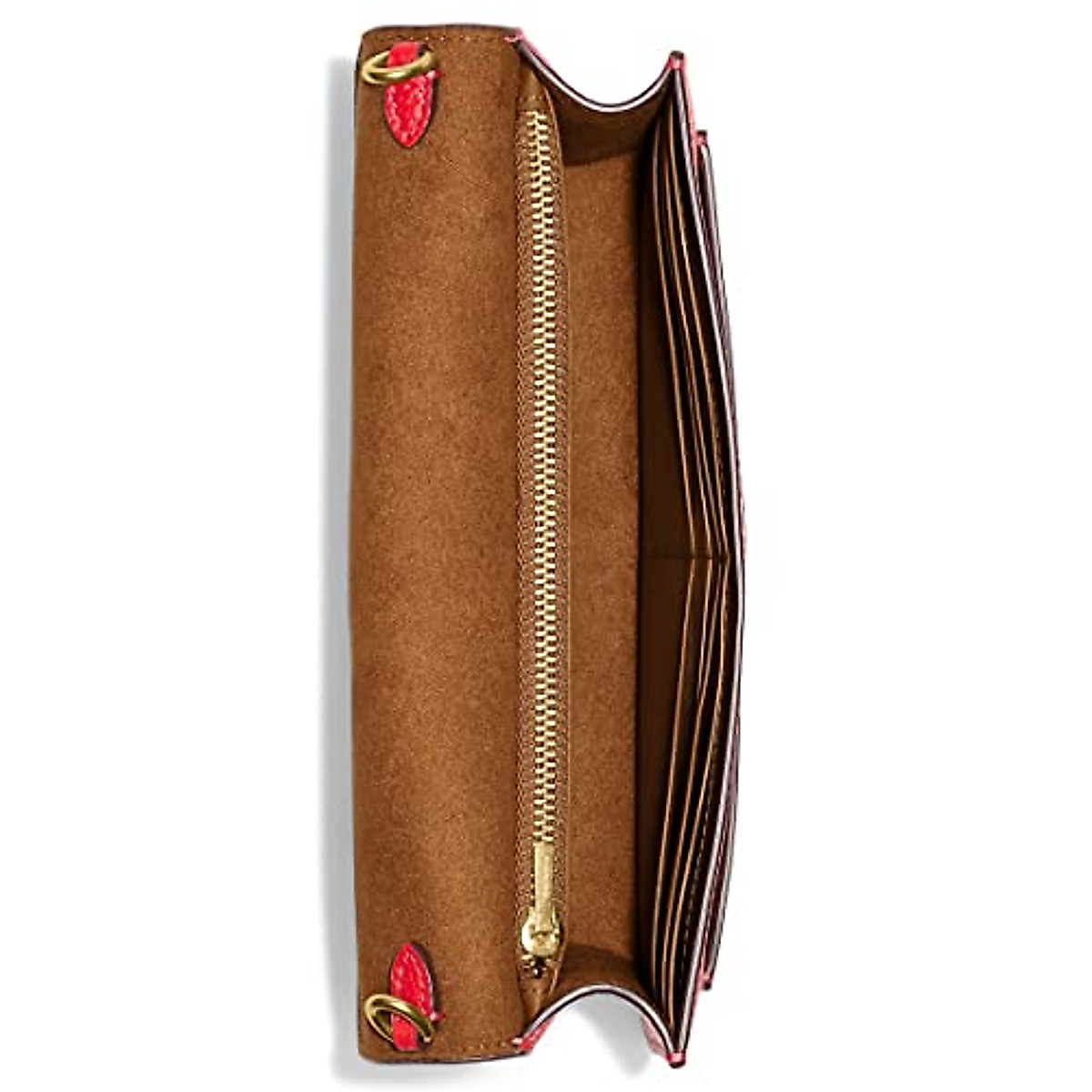 COACH Tabby Chain Clutch Sport Red One Size