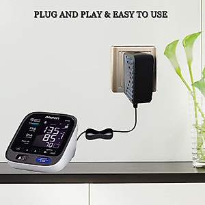 Gonine 6V AC to DC Power Supply Adapter for Omron Blood Pressure Monitor 5 7 10 Series, Replacement for Hem-ADPTW5 Charger Power Cord.