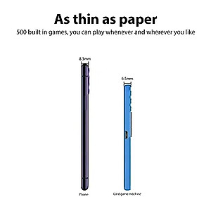 Blue Handheld Retro Mini Video Game Console Built-in 500 Classic Games for Birthday Gift