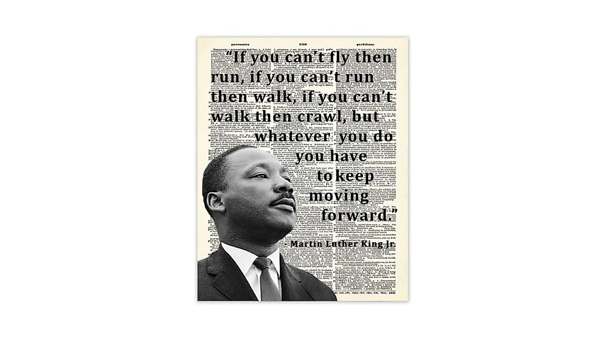 Inspire Your Space with MLK Motivational Poster