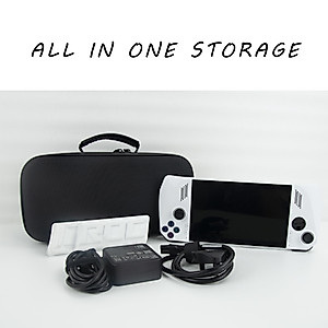 Hounyoln EVA Hard Case for ROG Ally & its Accessories,Travel-Friendly Carrying Case with Shock-Proof, Anti-Slip & Scratch ROG Ally Protective Case (Black)