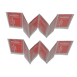 Marshal® WALLET INSERTS SET OF 2 ACCORDION STYLE CARD PICTURE HOLDER RARE