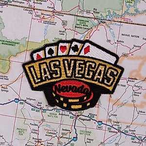 Vagabond Heart Las Vegas Nevada Patch - Las Vegas Strip Souvenir