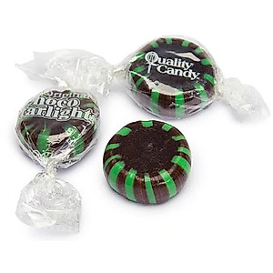 Starlight Chocolate Mints 2 Lbs Bulk Hard Candy Discs Approximately 160 Pieces