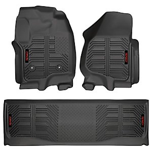 Gator 79603 Black Front and 2nd Seat Floor Liners Fits 11-16 Ford F-250/F-350 Crew Cab
