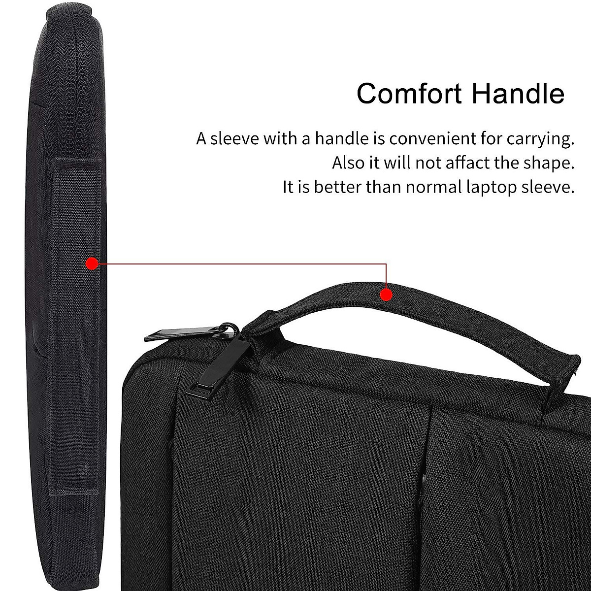 Drawing Tablet Case Carrying Bag with Artist Glove Graphics Tablet Sleeve Protective Bag for Huion H610 Pro, HS610, HS611, Xp-Pen Deco 01, Star 06, Ugee M708 and VEIKK A30, A50 (Black)