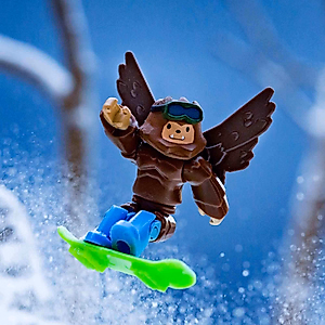 Roblox Action Collection - Headless Horseman + Bigfoot Boarder: Airtime Two Figure Bundle [Includes 2 Exclusive Virtual Items]