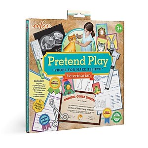 eeBoo: Veterinarian Pretend Play Set, Promotes Creativity and Imagination Development, Props for Make Believe, Allows for Imagination and Creativity, Perfect for Ages 3 and up