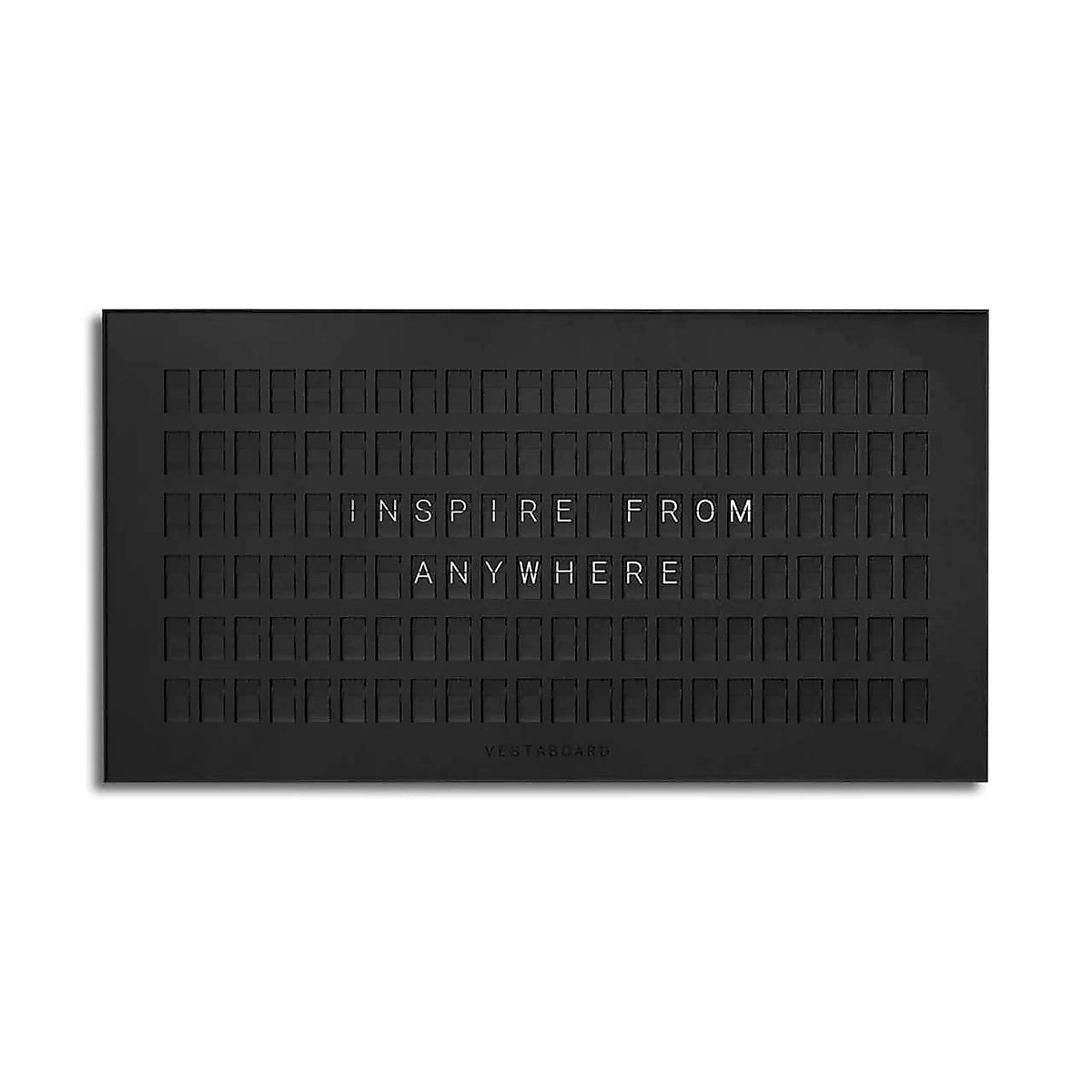 Vestaboard Message Board - Flagship Black - Inspire From Anywhere With The Award-Winning 42” Split-Flap Display
