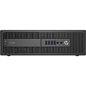 HP ProDesk 600 G1 Small Form Factor (SFF) Business Desktop Computer, Intel Pentium G3420 Processor 3.2GHz, 8GB RAM, 128GB SSD, USB 3.0, Windows 10 Professional (Renewed)