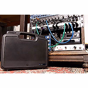 Casematix Hard Shell Camera Case Compatible with Mevo Start Live Streaming Camera, Shotgun Mic and Accessories in Custom Foam, Includes Carrying Case Only