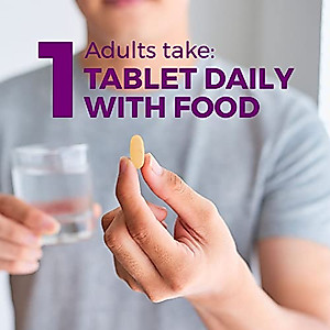 One A Day Multi+ Hair, Skin, & Nails Complete Multivitamin Tablet, A Boost of Support for Healthy Hair, Skin & Nails with Biotin and Vitamin A, C, Vitamin E & Zinc, 120 Count (4 Months Supply)