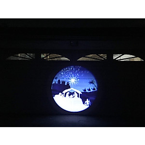 Beffy Arts Nativity Scene Outdoor Projector, Christmas in Bethlehem, Christian Themed holy Night Scene for Christmas Outdoor Lighting Outdoor Decoration