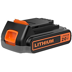 BULL-TECH 20 Volt MAX 2.0Ah Lithium Black and Decker 20V Battery,Compatible with All Power 20V Black and Decker Power+ Tools