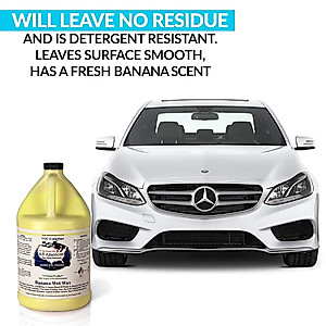 All American Car Care Products Banana Wax - Premium Synthetic Long Lasting Automotive Wax (1 Gallon)
