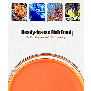 Instant Baby Brine Shrimp Fish Food - Consisting of Non-Living Baby brine Shrimp for Fry/Larvae Fish, Small Fish, Corals, Jelly Fish, Seahorses, and invertebrates.