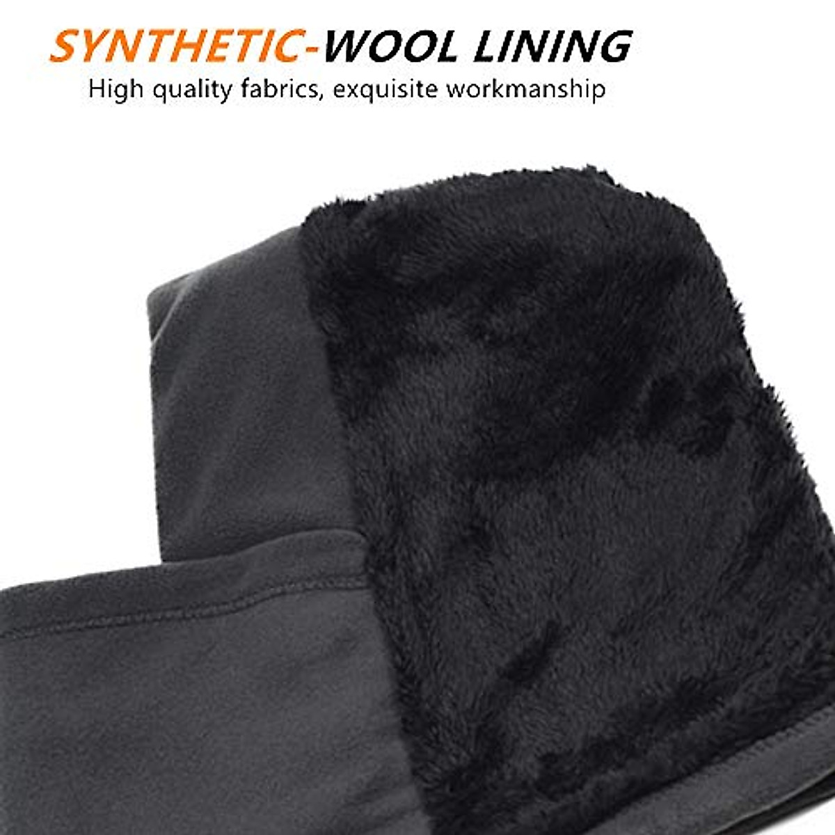 Balaclava Fleece Hood Winter Windproof Face Ski Mask for Men Grey Ultimate Thermal Retention & Moisture Wicking with Performance Soft Fleece Construction for Cold Weather