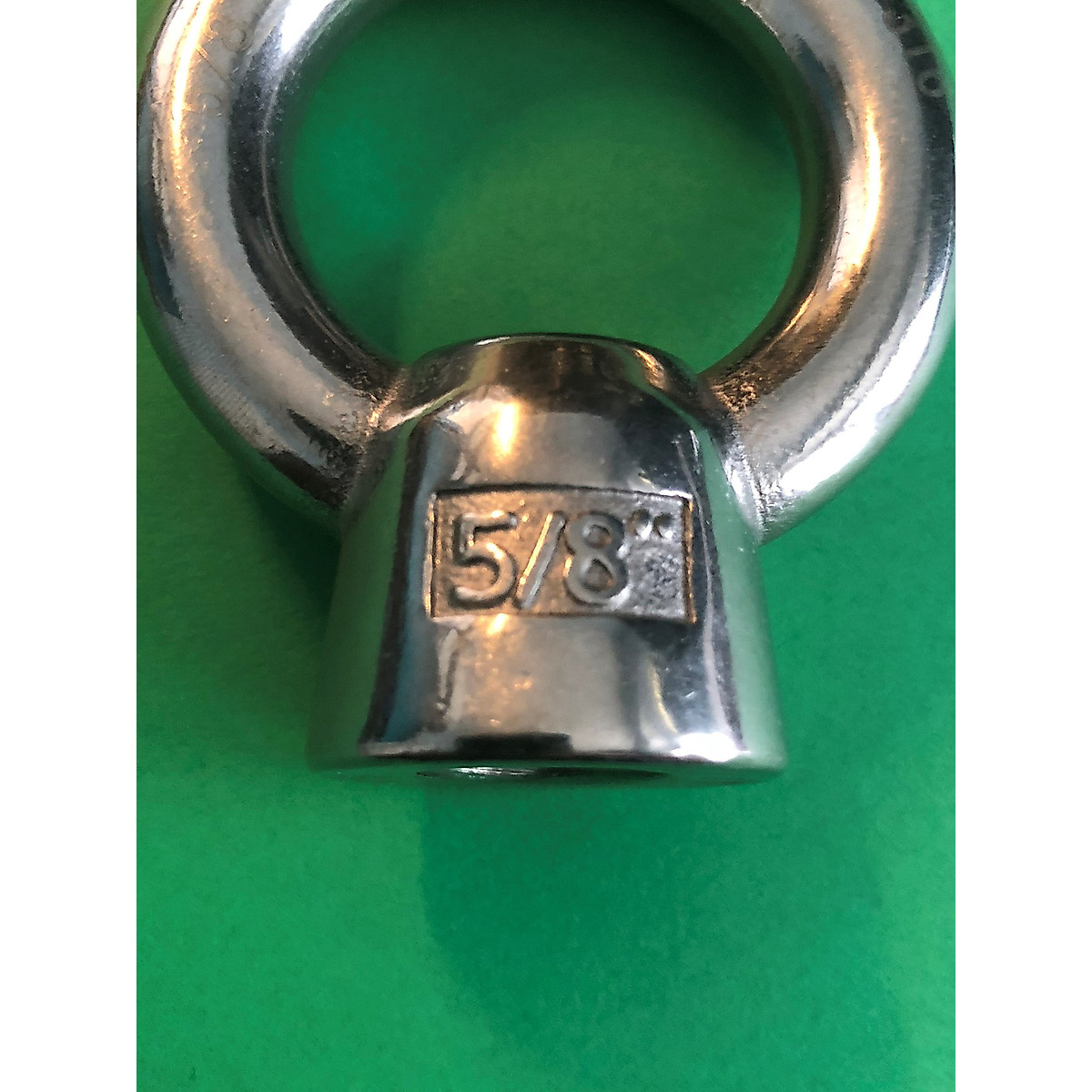 US STAINLESS Stainless Steel 316 Lifting Eye Nut 5/8" UNC Marine Grade Pitch of 11