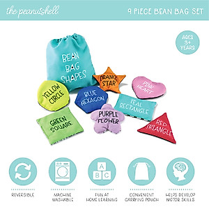 The Peanutshell Bean Bags, Learning Shapes and Colors | Toddler Developmental Toys