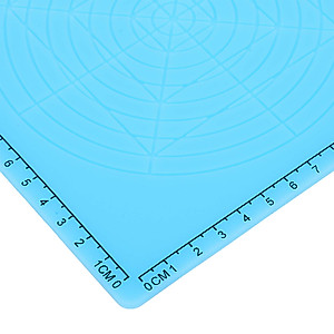 YILUFA 3D Printing Pen Silicone Pad Blue Copy Board Soft Mat Drawing Tool with Finger Caps,Material Silicone,170mm / 6.7in