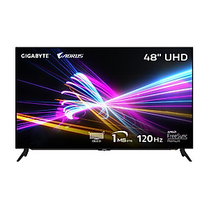 AORUS FO48U 48" 4K OLED Gaming Monitor, 3840x2160 , 120 Hz Refresh Rate, 1ms Response Time (GTG), 1x Display Port 1.4, 2x HDMI 2.1, 2x USB 3.0, with USB Type-C, Space Audio