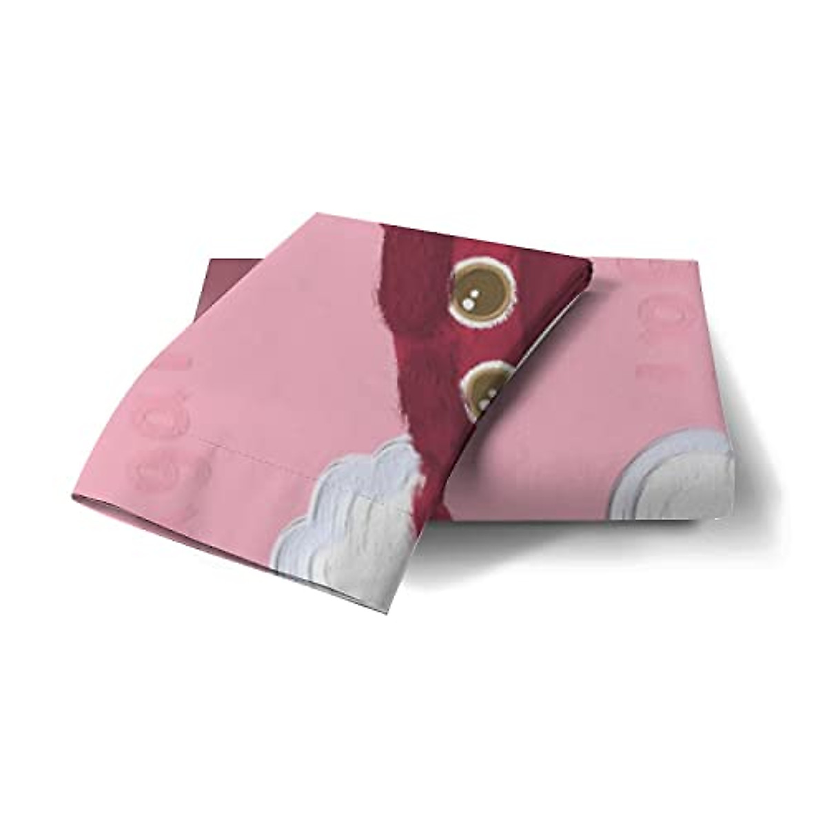 AKARDO Toys Anime Strawberry Lotso Bear Duvet Covers, Soft Microfiber Washed Duvet Cover Set 3 Pieces with Zipper Closure,Beding Set (04,Queen (90"x90"))