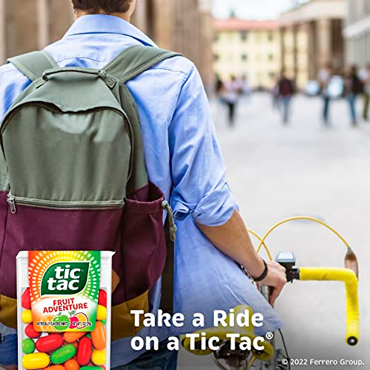Tic Tac, Fruit Adventure Mints, Bulk 12 Pack, On-The-Go Refreshment, 1 Oz Each