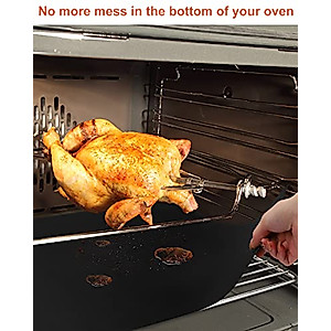 Oven Liner, Oven Liners for Bottom of Oven, 1 Pack Oven Mat for Bottom of Oven, Easy to Clean, Protect Bottom of Oven/Gas Stove