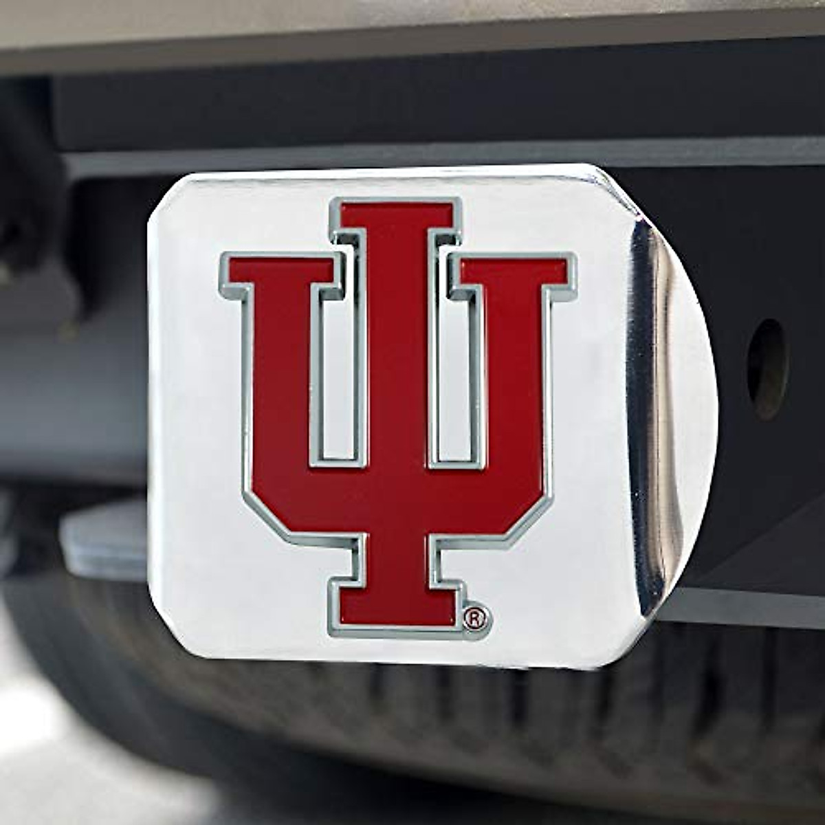 FANMATS 25028 Indiana Hooisers Hitch Cover - 3D Color Emblem 3.4"x4"