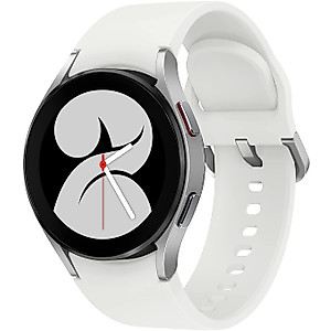 SAMSUNG Galaxy Watch 4 40mm Smartwatch with ECG Monitor Tracker for Health, Fitness, Running, Sleep Cycles, GPS Fall Detection, Bluetooth, US Version, SM-R860NZSAXAA, Silver
