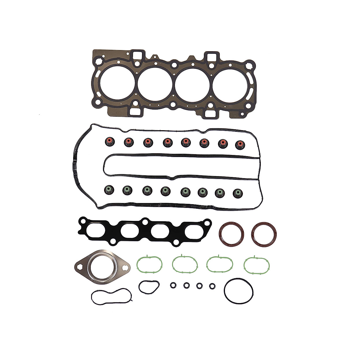 DNJ HGS4313 Cylinder Head Gasket Set for 2011-2015 / Ford/Fiesta / 1.6L / L4 / DOHC / 16V / 1596cc / 97cid / (TiVCT) / [VIN J]