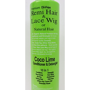 On Organic Natural Premium Oil-Free Weave & Wig Conditioner & Detangler Coco Lime 2 oz