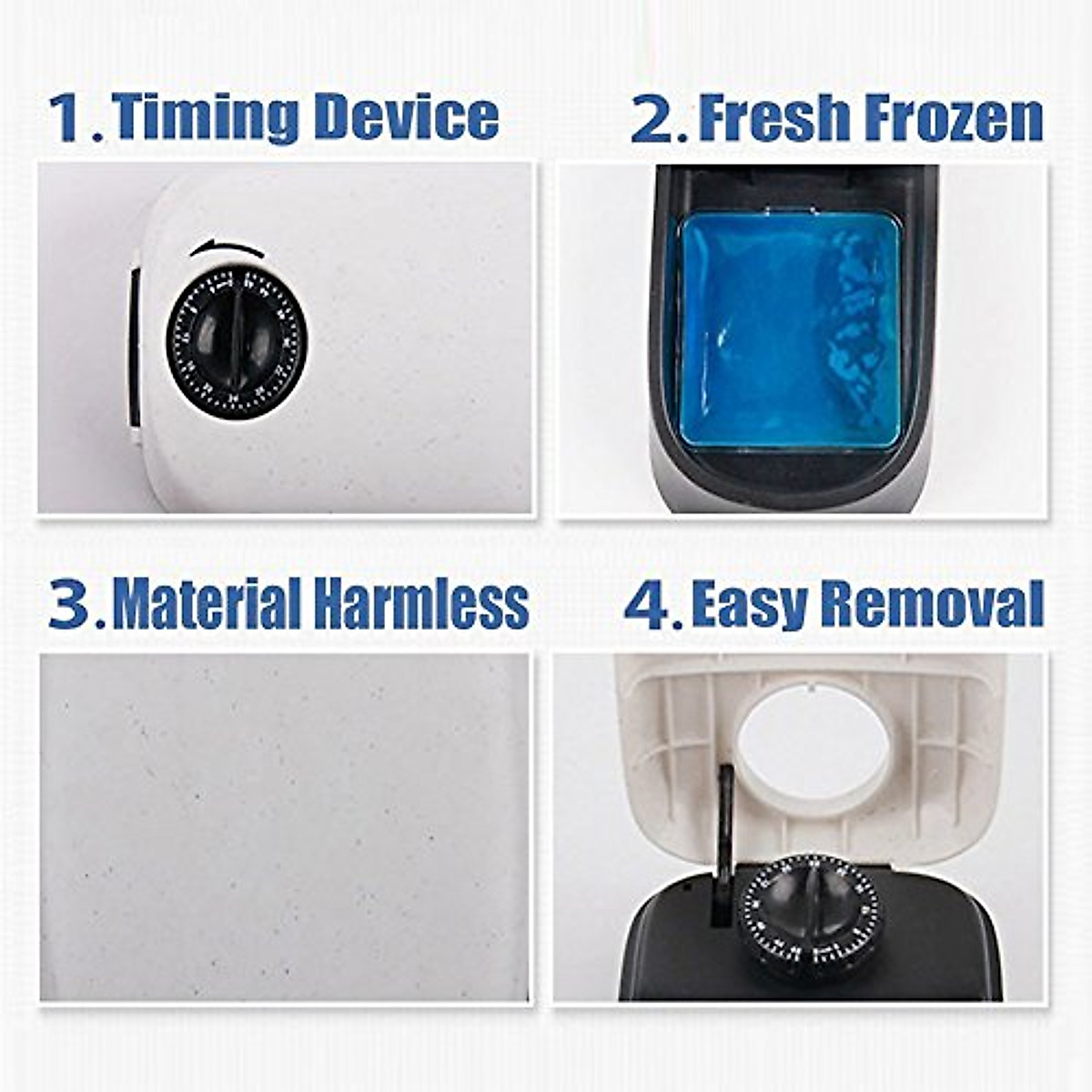 2-Meal Automatic Pet Food Feeder for Dogs & Cats, Pet Food Dispenser for 2 Meals Within 48 Hours, Free Ice Pack Included to Keep Food Fresh