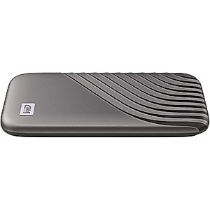 Western Digital 4TB My Passport SSD External Portable Solid State Drive, Grey, Up to 1,050 MB/s, USB 3.2 Gen-2 and USB-C Compatible (USB-A for older systems) – WDBAGF0040BGY-WESN
