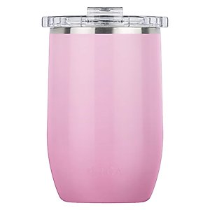 ORCA Vino 12 oz. Insulated Wine Tumbler, Stainless Steel Drink Mug Keeps Beverages Cold - Dusty Rose