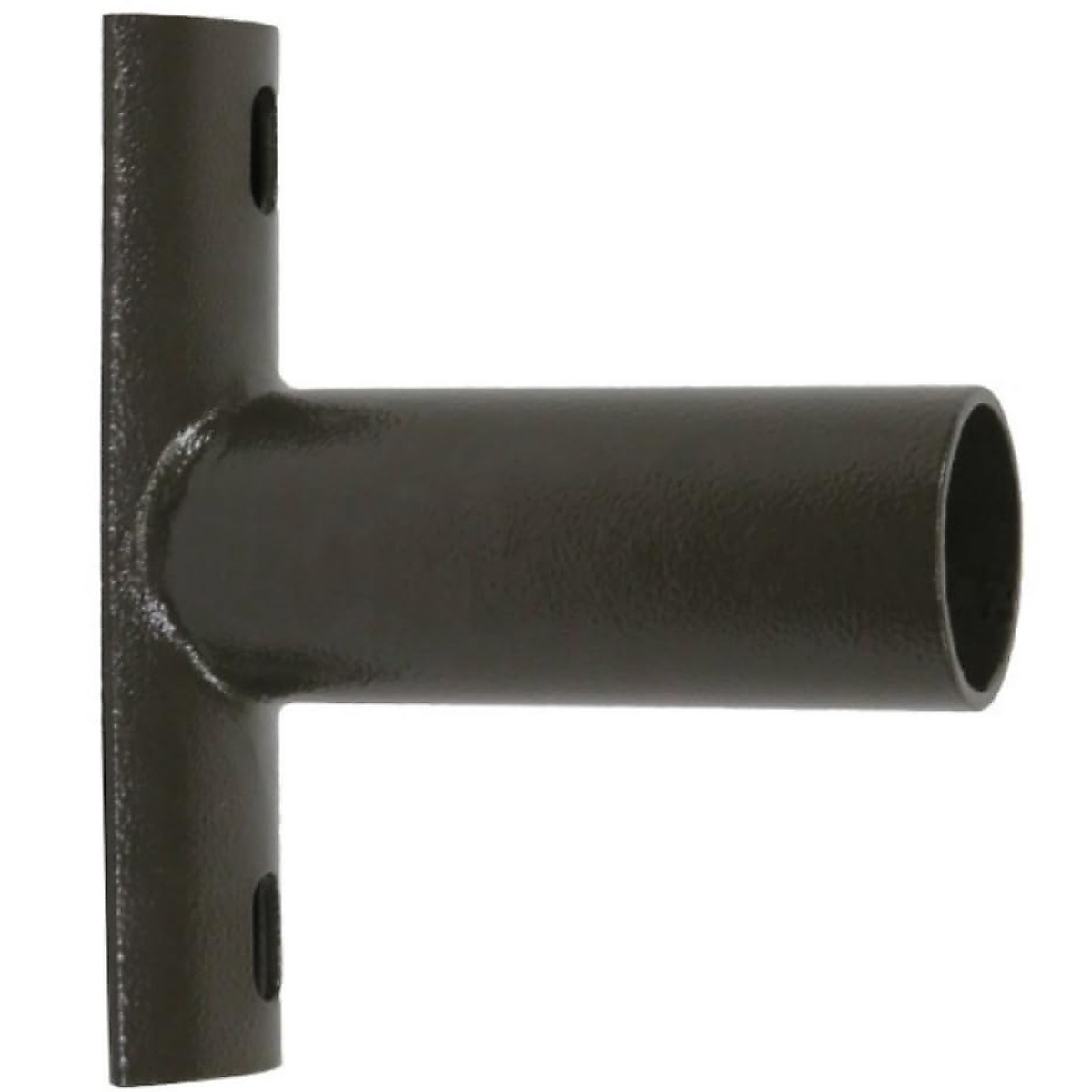 Bronze Side Mounted Round Pole Bracket Tenon Adapter for Slip Fit Lights