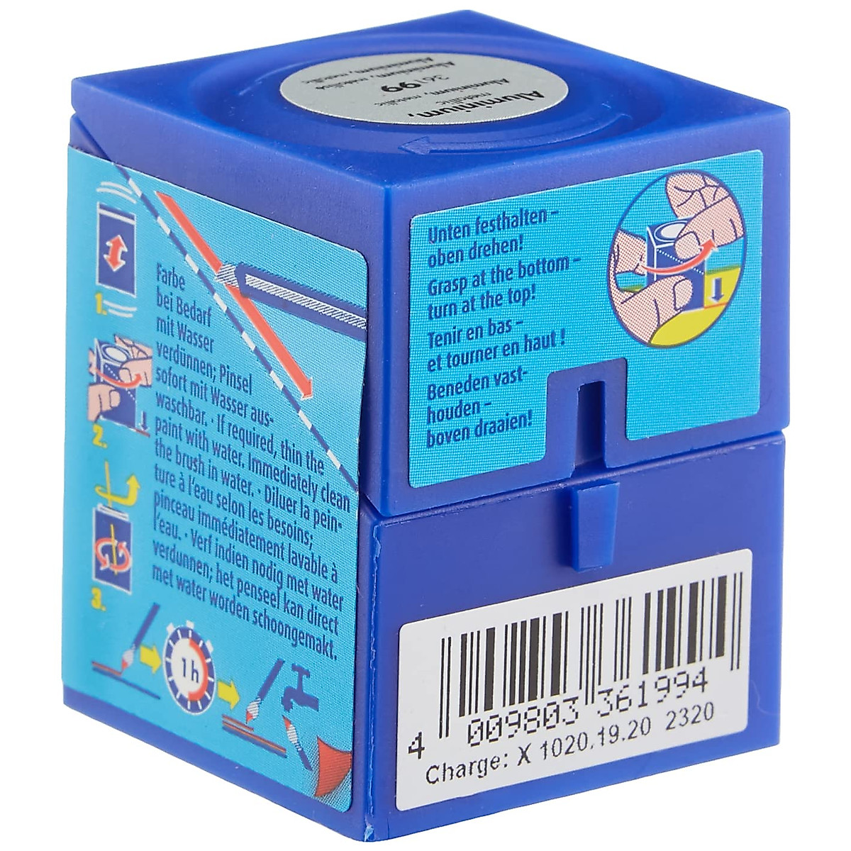 Revell 18ml Aqua Color Acrylic Paint (Aluminium Metallic Finish)